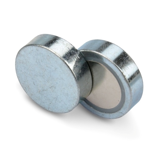 Neodymium Flat Mounting Magnet Ø 32 X 6.8 mm - Pot Magnets