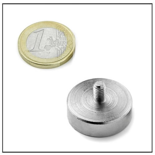 Male Thread Cup Magnet Ø28 mm - Pot Magnets
