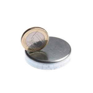 Ceramic Flat Pot Magnets China Supplier Ø 40 x 8 mm - Pot Magnets