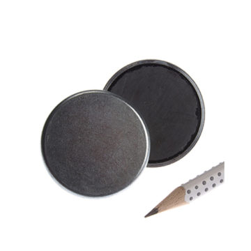 Ceramic Flat Pot Magnets China Supplier Ø 40 x 8 mm - Pot Magnets